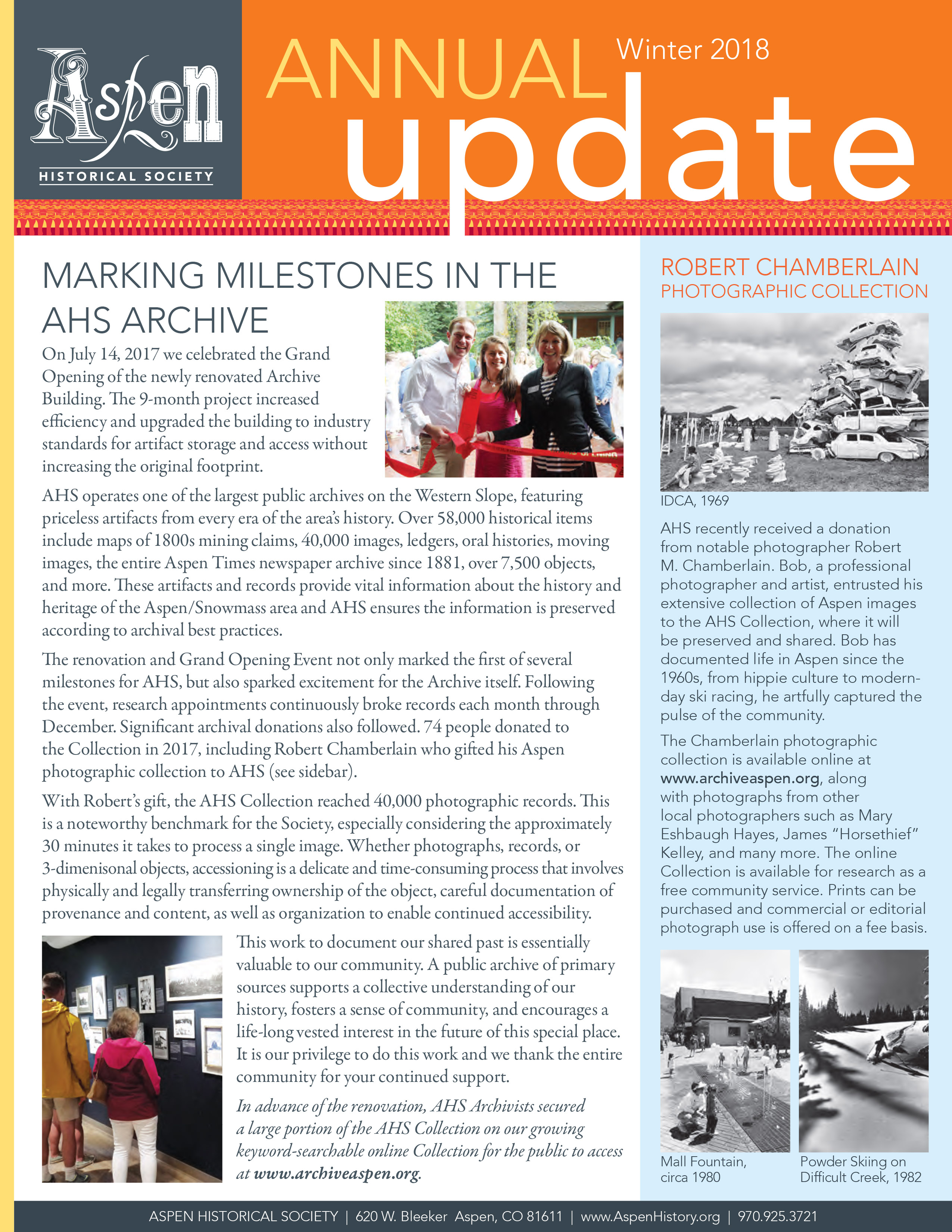 Newsletter Archives - Aspen Historical Society